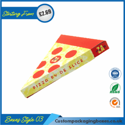 Custom Pizza Slice Boxes | Eco-Friendly Takeaway Pizza Packaging UK